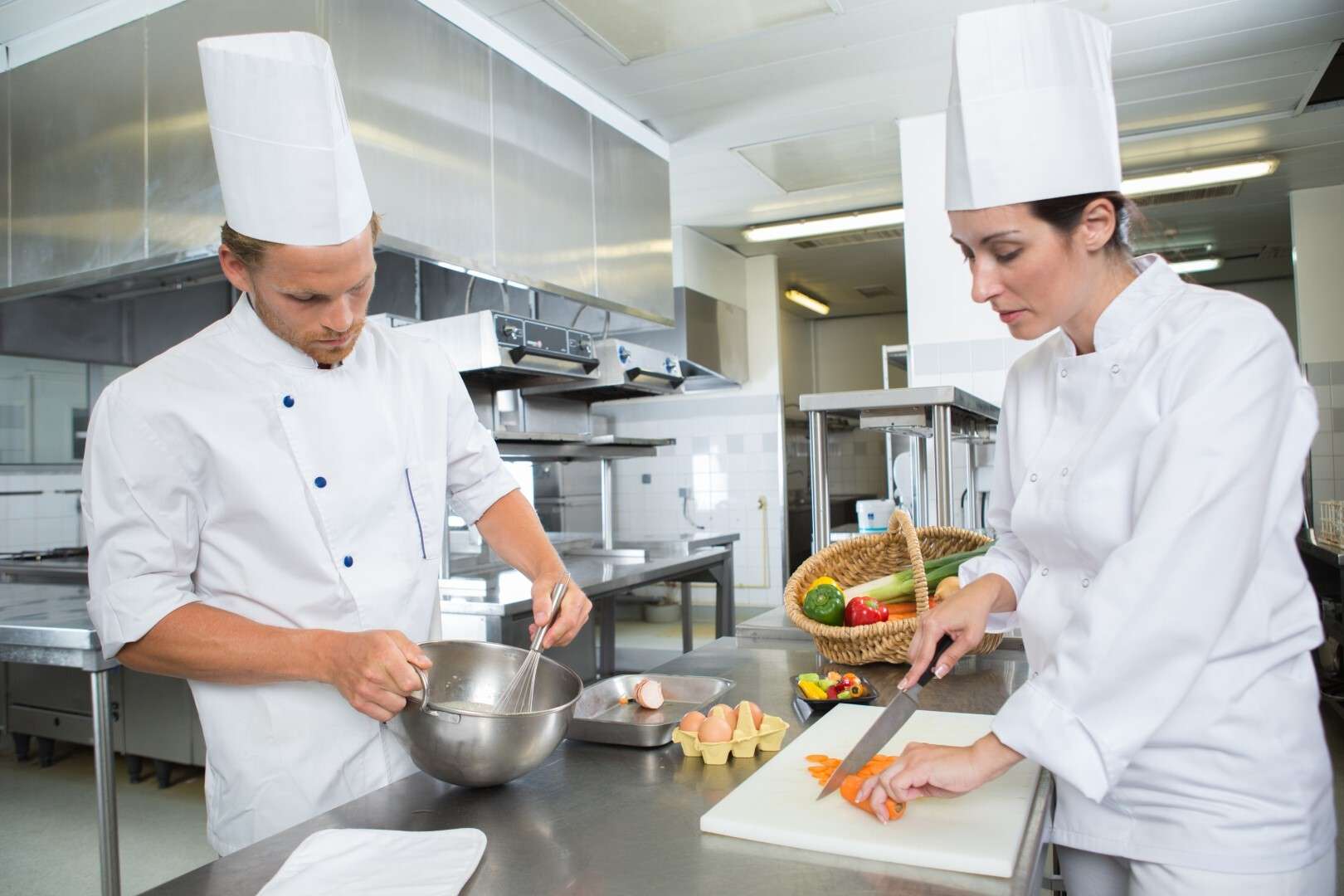 Commercial Kitchen Prep Tables Cleaning Services Los Angeles
